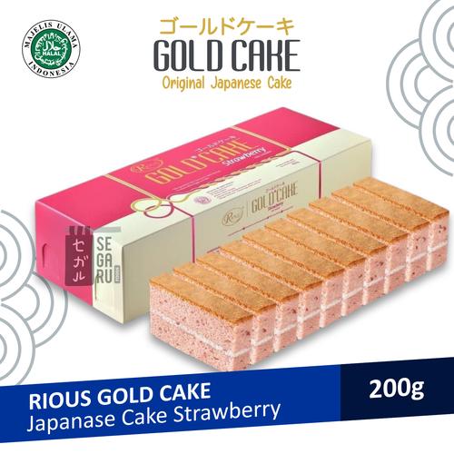 Jual RIOUS Japanese Gold Cake 200 Gram - STRAWBERRY - Kota Tangerang ...