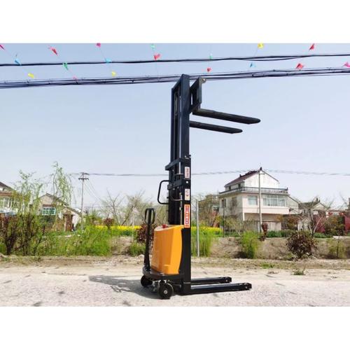 Jual Semi Electric Hand Stacker Hand Lift Elektrik 2 Ton 3.5 Meter ...