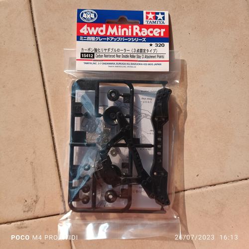 Jual Tamiya 15412 Carbon Reinforced Rear Double Roller Stay (3 ...