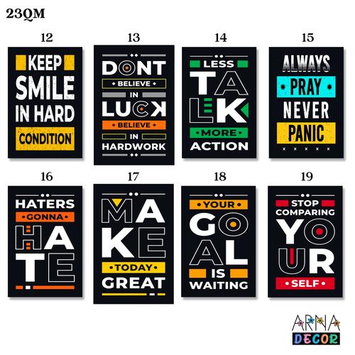 Jual Hiasan Dinding Quotes Motivasi Inspiratif Poster Kayu - 17, 20x30 ...