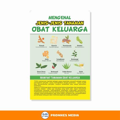 Jual Poster Mengenal Tanaman Obat Keluarga TOGA - Kota Yogyakarta ...