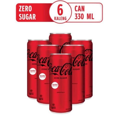 Jual Coca Cola Zero 330ml Isi 6 Can (kaleng) Best Seller - Jakarta ...
