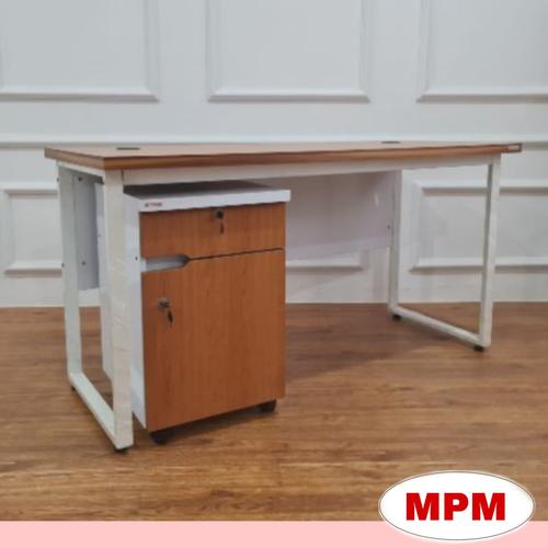 Jual meja kerja kantor besi minimalis - meja saja, 140x60x74cm - Kota ...