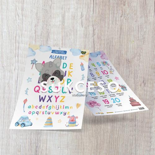Jual AMAZING Poster Edukasi 2 in 1 Alfabet dan Angka - Kota Bandung ...