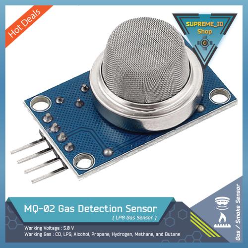 Jual MQ-2 MQ2 Gas Leakage LPG Combustible Gas Smoke Detection Sensor ...