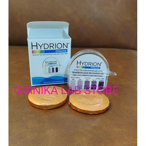 Jual Hydrion CM 240 Chlorine test paper 10-200 ppm klorin tes paper ...