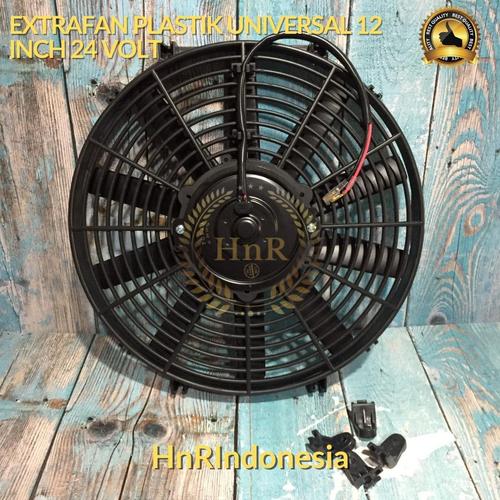 Jual 24 VOLT Extra Fan 12 Inchi extrafan 12 inci AC Mobil Kipas Baco ...