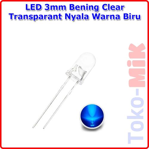 Jual LED 3MM 3 MM BENING CLEAR TRANSPARAN NYALA WARNA BIRU BLUE - Jakarta Barat - Toko MIK ...