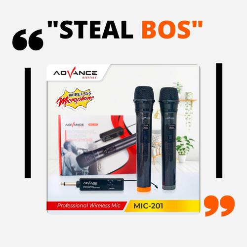 Jual Mic advance-201 microphone wireless double mic advance 201 mic ...