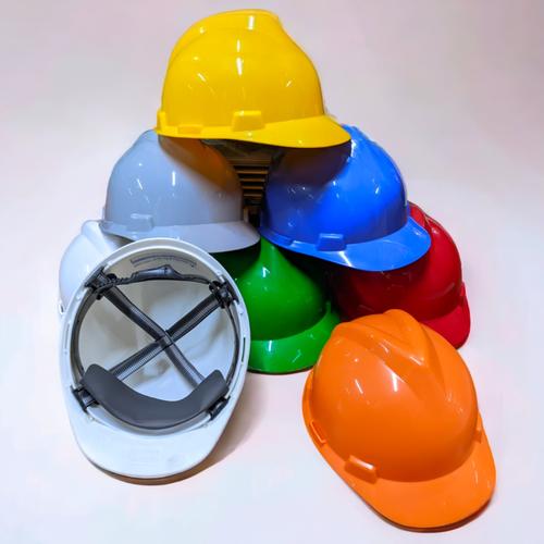 Jual helm proyek / helm safety proyek /safety helmet - Orange - Kab ...