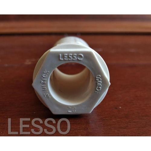 Jual LESSO Flexible Coupling fitiing PVC Conduit size 20mm White ...