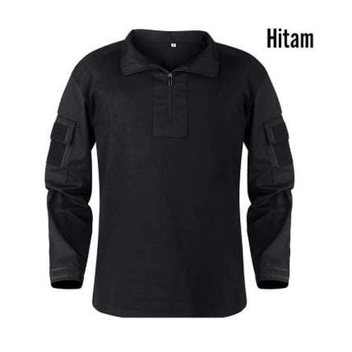 Jual KAOS BDU LENGAN PANJANG KAOS TACTICAL KAOS OUTDOOR LAPANGAN - Hitam, XL - Kota Bandung ...