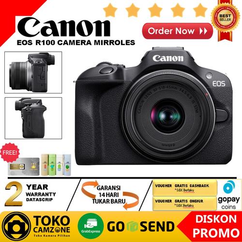 Jual Canon EOS R100 Mirrorless Camera Canon EOS R 100 EOS R100 - BODY ...