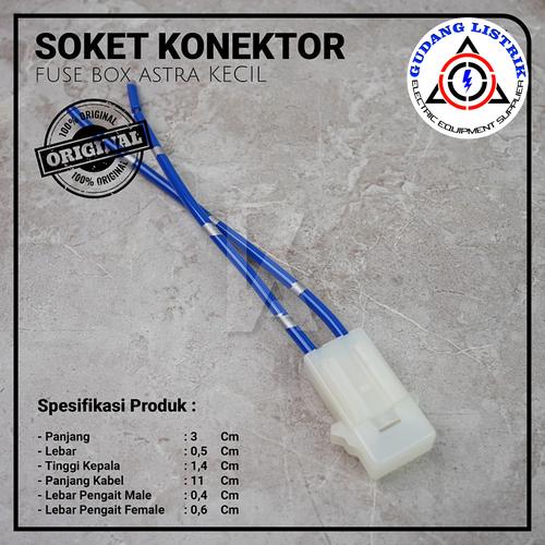 Jual Soket Socket Fuse Box Astra Tempat Sekring Tancap Blade Mini Kabel ...