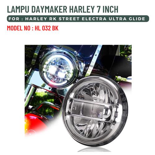 Jual LAMPU DAYMAKER HEADLIGHT 7 INCH HARLEY TOURING HL 032 BK - Kota ...