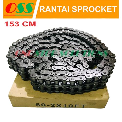 Jual RANTAI SPROCKET RS60-2 / ROLLER CHAIN RS 60 - 2 DOUBLE - Jakarta ...