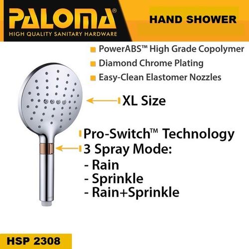 Jual PALOMA HSP 2308 Hand Shower Mandi Handshower Head Kepala Sower ABS - Kota Tangerang Selatan ...