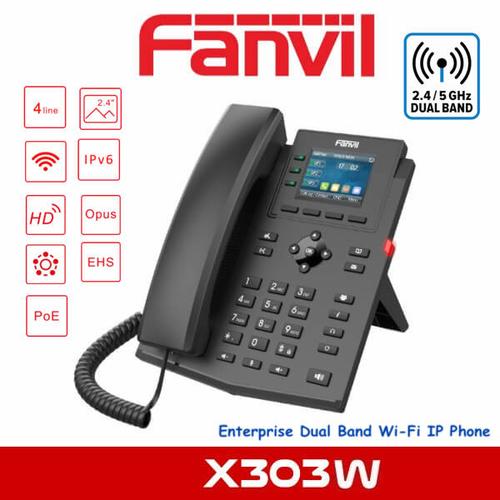 Jual Fanvil X303W - Enterprise Wifi IP Phone [Color and PoE Integrated ...