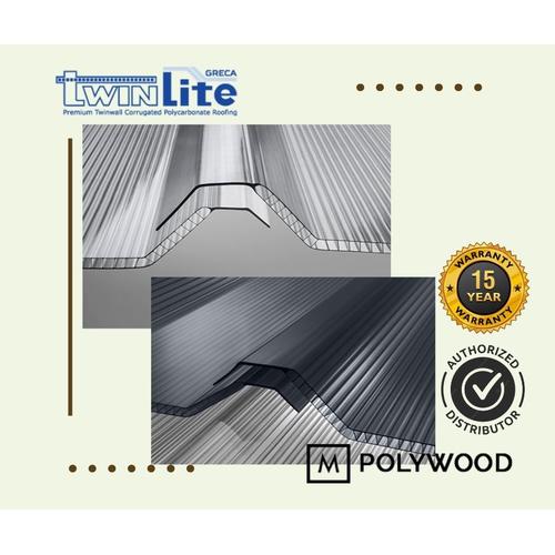 Jual Twinlite Greca Atap Polycarbonate - Clear, 5M Lari - Jakarta Barat ...