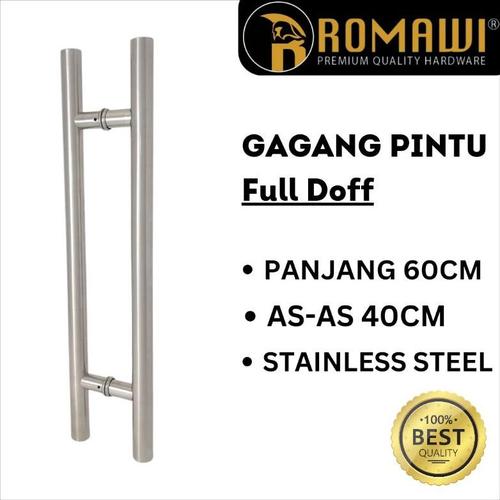 Jual PULL GAGANG PEGANGAN HANDLE PINTU TARIK KACA BULAT STAINLESS ...