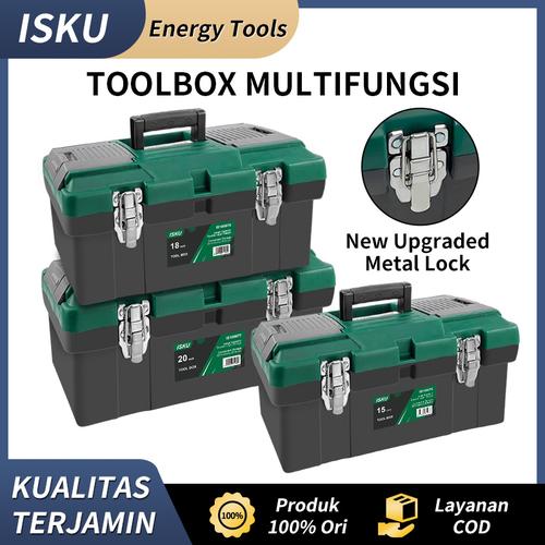 Promo ISKU Tool Box Besar 15- 20 inch Bahan PP Tahan lama Toolbox Kotak ...