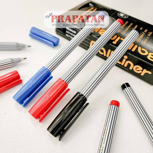 Jual Pilot Ball Liner Ball Pen 0.8mm BL-5M | Pulpen Pena - RED ...