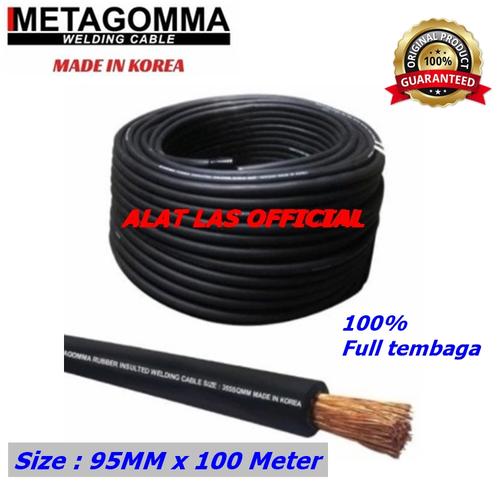 Jual Kabel Las Metagoma Full Tembaga Ukuran 95mm x 100Meter - Jakarta ...