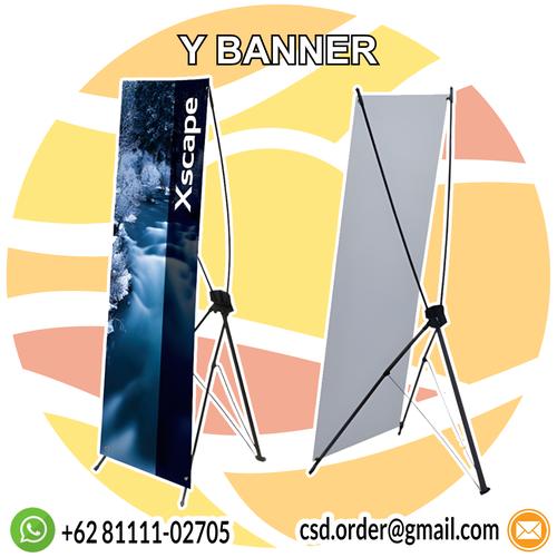 Jual Rangka Y Banner Impor Display Promosi Iklan Standing Frame 60x160 ...