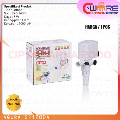 Jual Pompa celup SP 1200A Mesin Pompa Air Aquarium Akuarium Hidroponik ...
