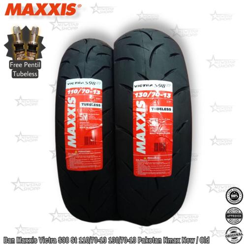 Jual paketan ban maxxis victra 130 70 13 110 70 13 nmax old nmax new ...