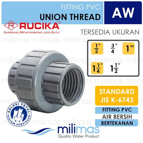 Jual RUCIKA Union Thread AW - Watermur Drat PVC - 3/4" - Kota Malang ...