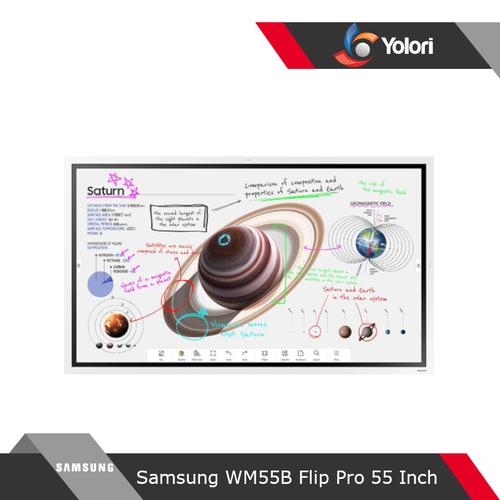 Promo Samsung WM55B Flip Pro 55" 4K Interactive Touchscreen LED Display ...