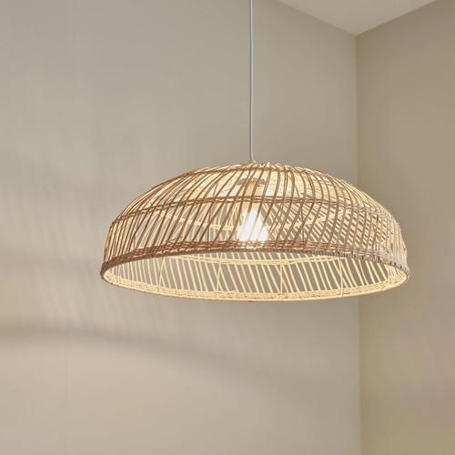 Jual Kap Lampu Gantung Rotan | Rattan Pendant Light | Lampu Rotan KL134 ...