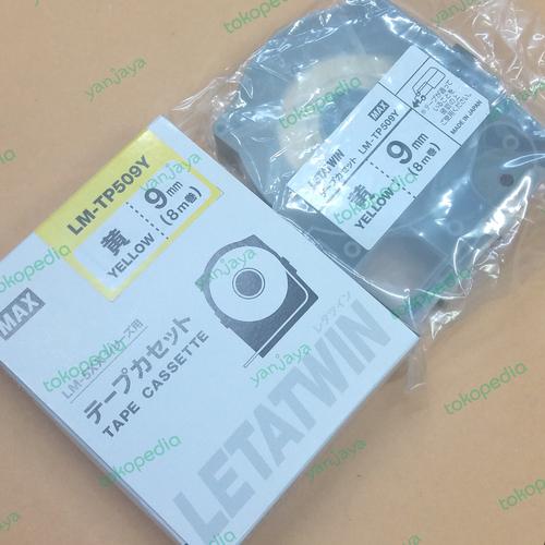 Jual letatwin max LM-TP509Y 9mm yellow/letarwin max tape cassette ...