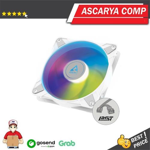 Jual Arctic P12 PWM PST ARGB 0dB - 120 mm PWM Case Fan Casing Putih ...