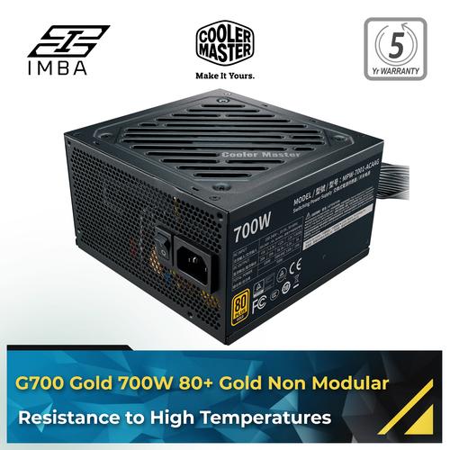 Promo Cooler Master G700 Gold 700W 80+ Gold Non Modular [ATX, PSU ...