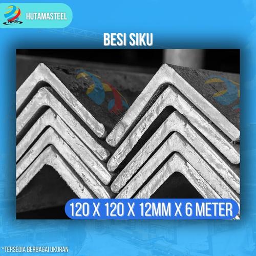 Jual Besi Siku SNI 120x120x12mm-6M - Tersedia Merk IBB, KS, KOS, KPSS ...