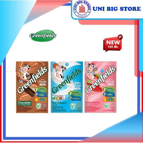 Jual Susu Greenfield s UHT Full Cream - Chocolate - Strawberry Milk 125 ...