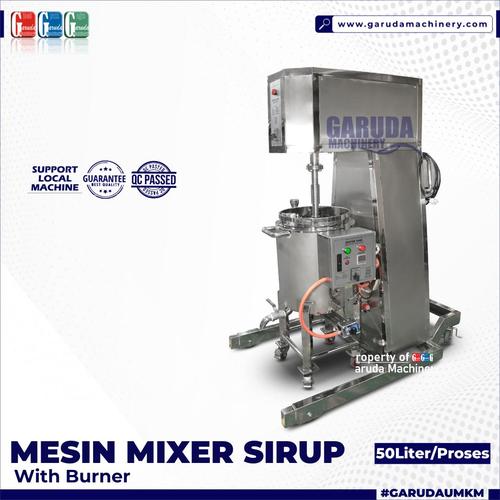 Jual MESIN MIXER - PENGADUK MINUMAN / SIRUP 50 LITER DENGAN PEMANAS ...