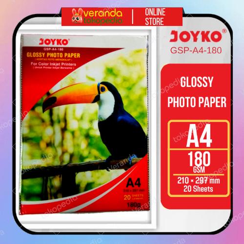 Jual Joyko Glossy Photo Paper GSP-A4-180 - Kota Bandung - Veranda ...