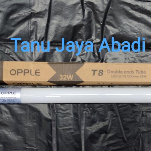 Jual Opple Led T8 U2 32watt panjang 1200mm 3400 lumen 6500K putih ...