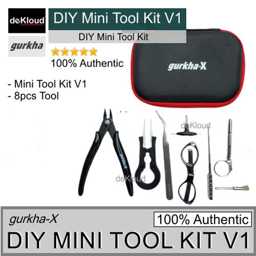 Promo Gurkha DIY Mini Tool Kit V1 | tang pinset tools obeng gunting ...