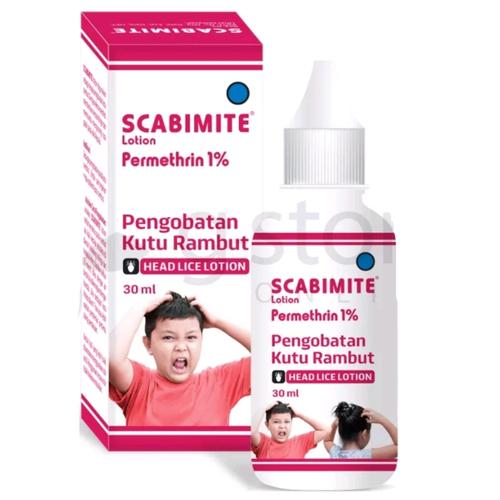 Jual Scabimite Lotion 30 ml Obat Kutu Rambut anak dan dewasa Manjur ...