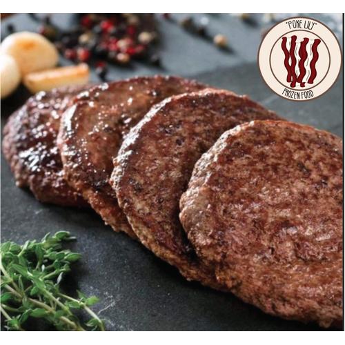 Jual PORK Burger Patty daging isian burger premium hamburger meat ...
