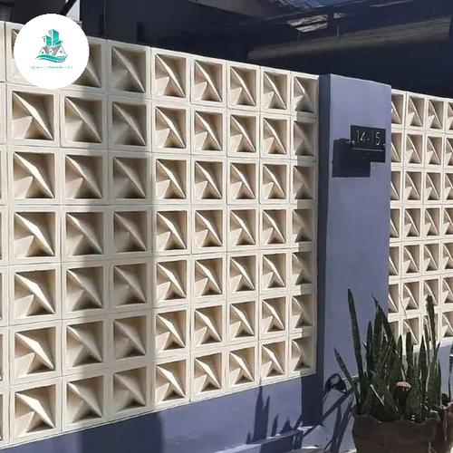 Jual roster beton Minimalis motif arow/Anti tampias (2sisi) - Putih ...