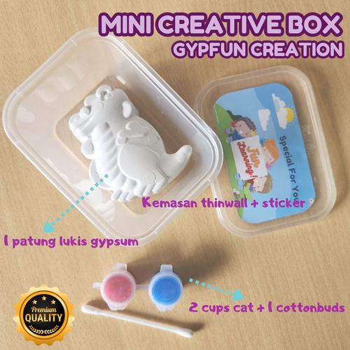 Jual Mainan Anak DIY Melukis Patung Gypsum Mini Creative Box Gypfun ...