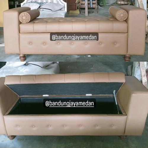 Jual Sofa Bench Classic Storage Dengan Tangan (Request kain) uk. 160cm ...