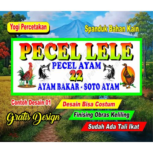 Jual Spanduk Pecel Lele bahan satin - Kab. Bogor - yogi percetakan ...