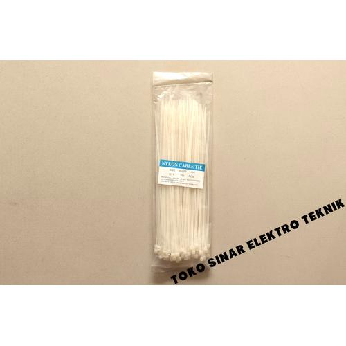 Jual Kabel Tie Ties Tis Cable Kabel Ikat Pengikat Tali Serut Putih 25 ...