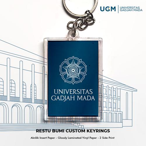 Jual Gantungan Kunci Akrilik UGM Universitas Gajah Mada - Biru - Kab ...